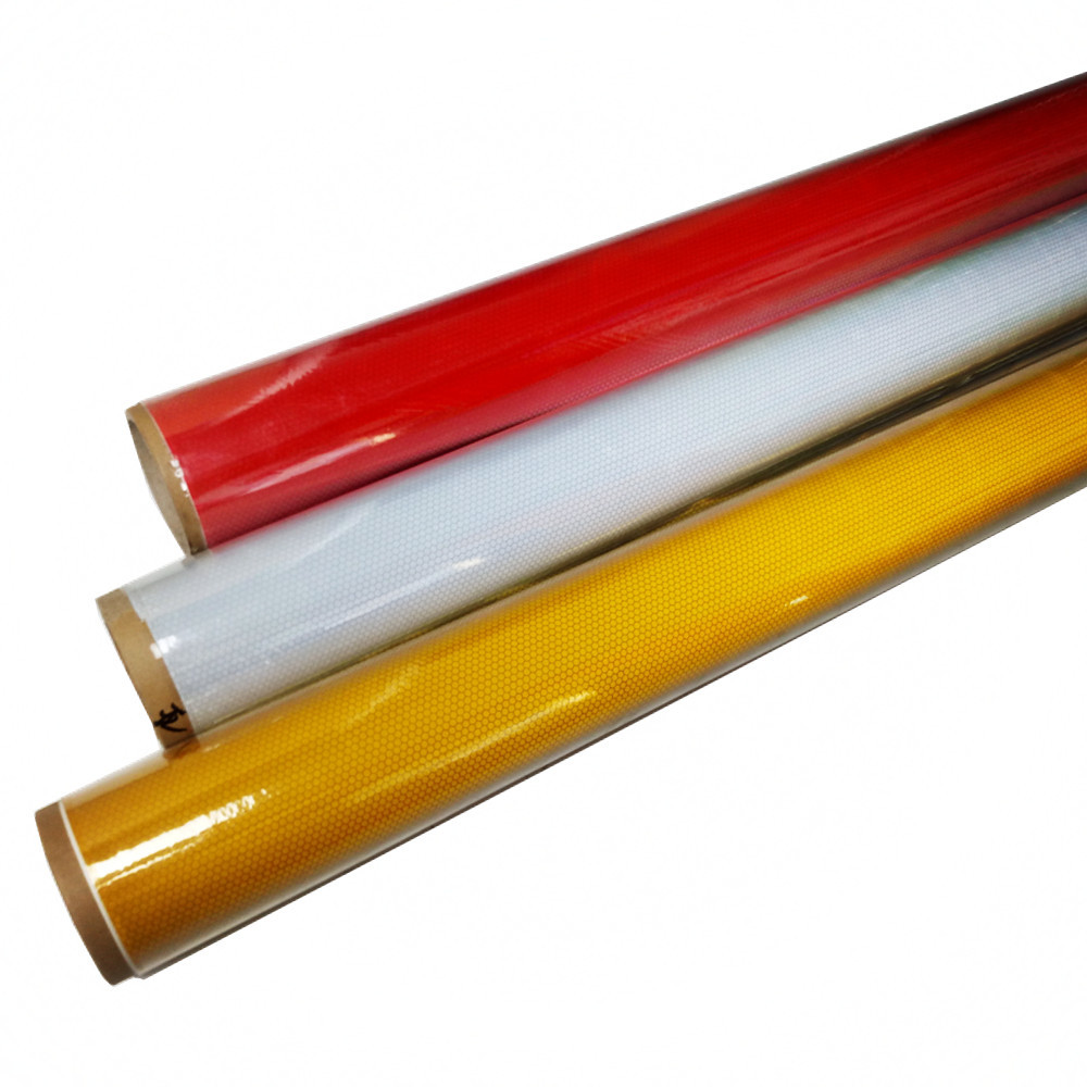 Honeycombe Reflective Tape Sheets , Red White Yellow Reflective ...