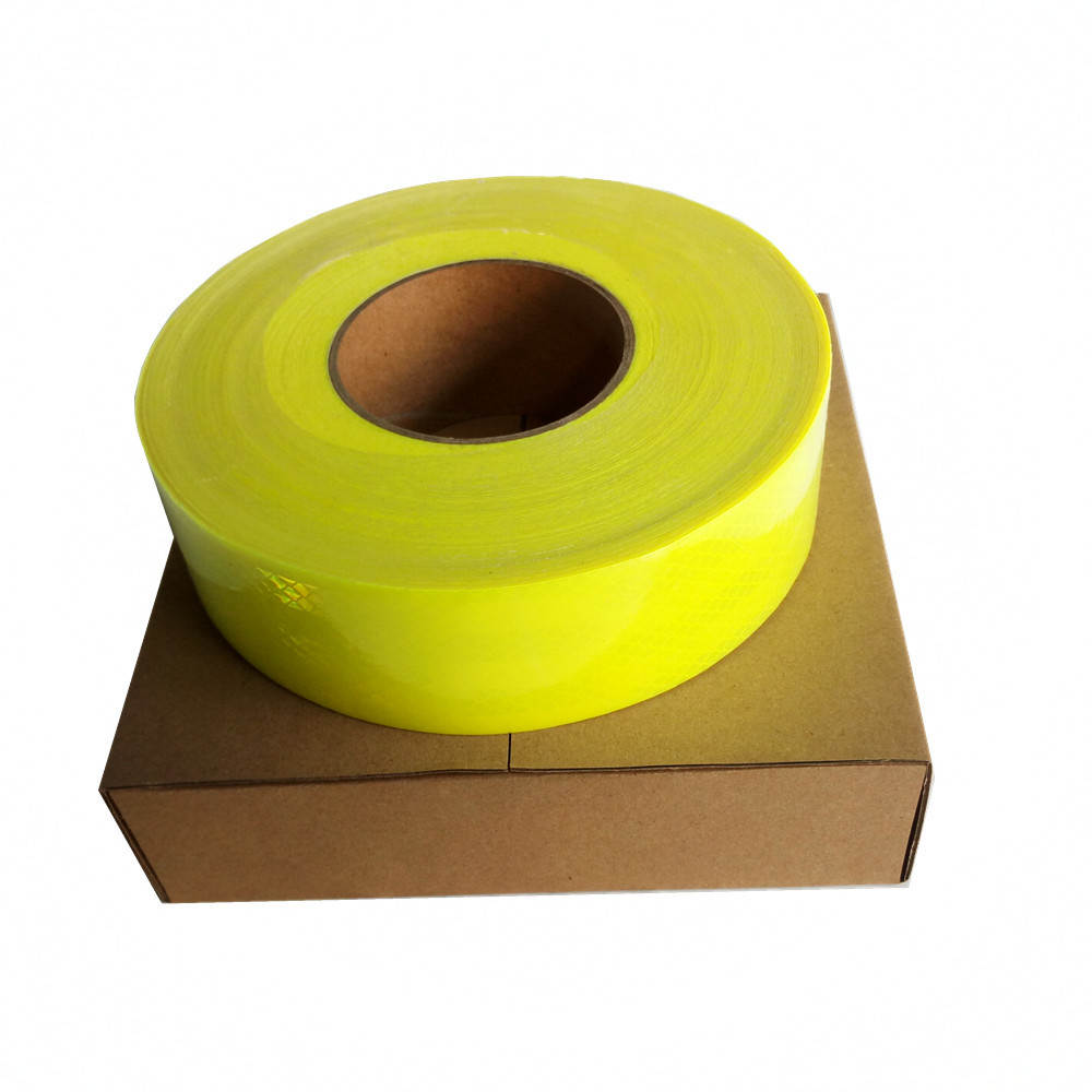 DOT Class 1 Prismatic Reflective Tape Safety Flourescent Yellow ...