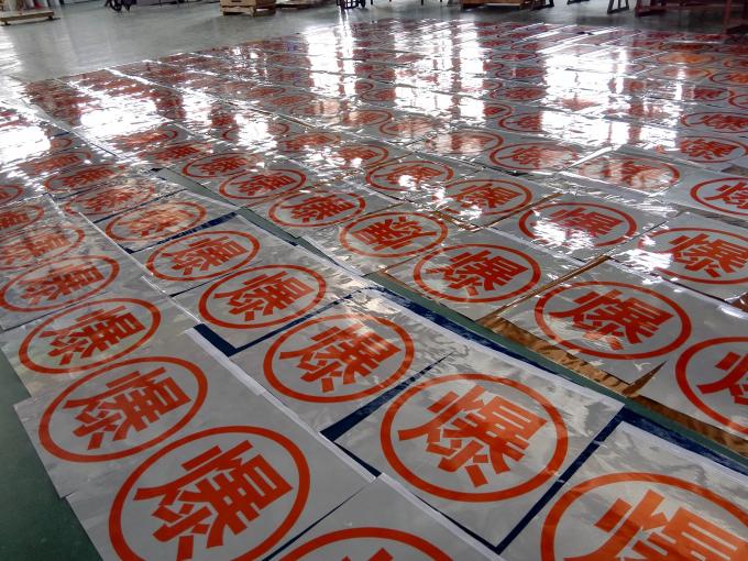 Printing STOP Sign Sticker With High Reflection Reflective Tape