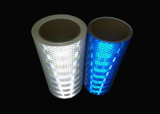 Heavy Duty High Intensity Prismatic Reflective Sheeting , Fluorescent ...